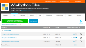 ポータブルPython開発環境の作り方（WinPython） | 趣味や仕事でサクッと使えるPython Tips玉手箱