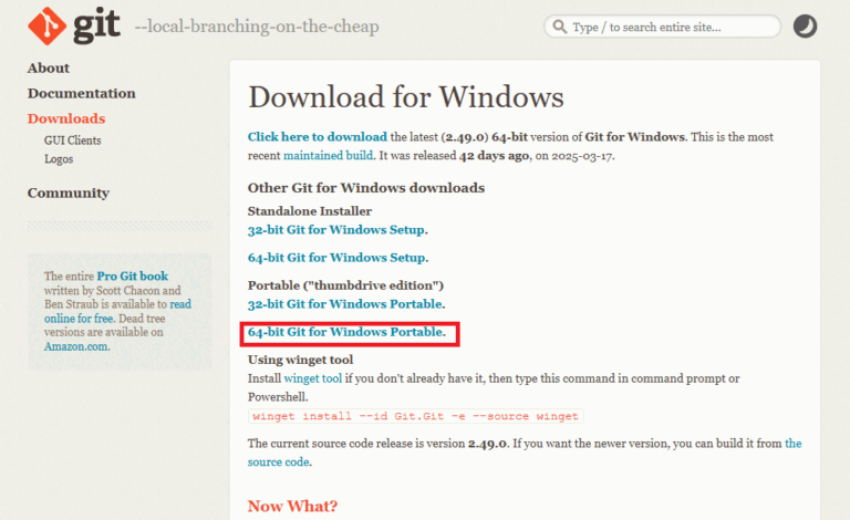 WinPythonにGit Portable版をインストールする | 趣味や仕事でサクッと使えるPython Tips玉手箱